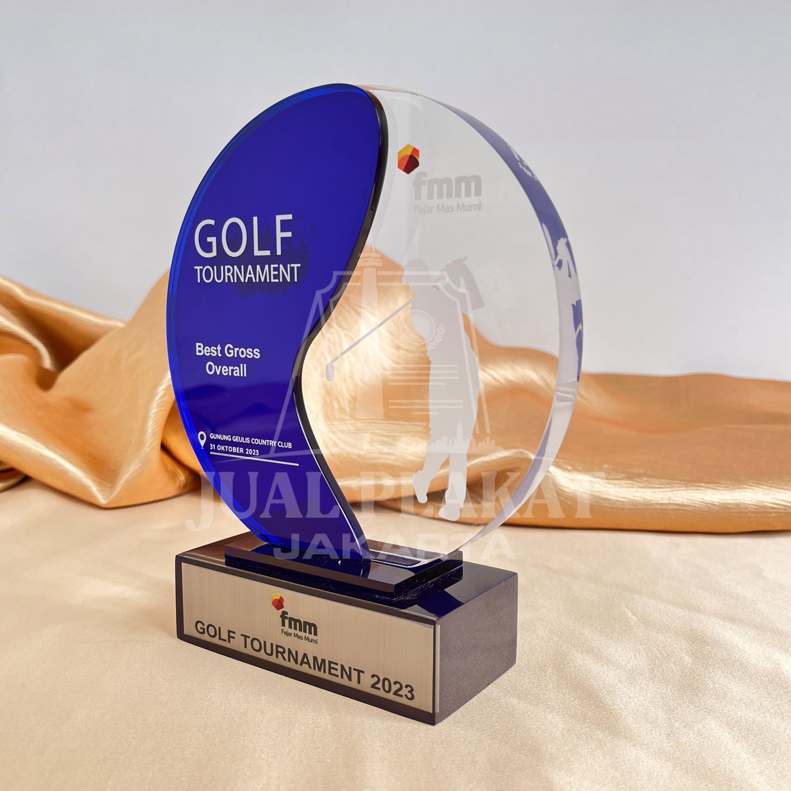 Plakat Golf Akrilik Edisi Turnamen - Desain Elegan dan Sporty ...